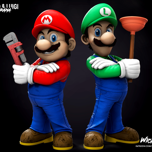 🪞 Mario・ STL File for 3D printing・Cults