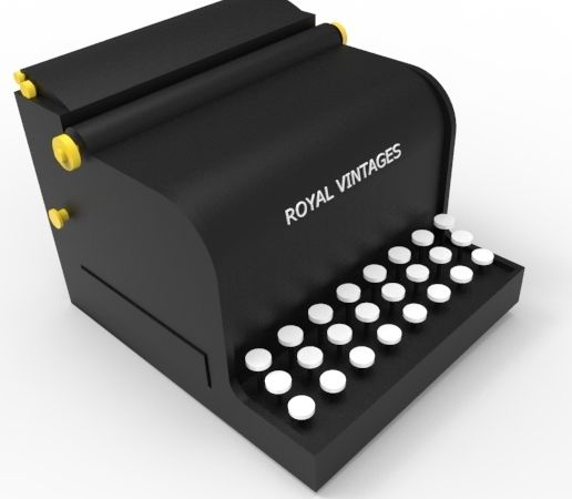 💻 Typewriter Vintages・ STL File for 3D printing・Cults