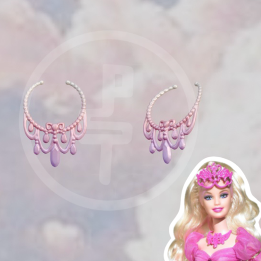 🎨 Barbie Three Musketeers Corinne/Viveca/Aramina/Renee doll necklace ...