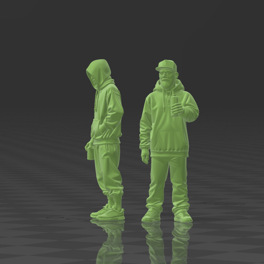 🎨 Graffiti Artists Vol. 1 - 2PACK 1/64 Scale | Urban style for dioramas ...