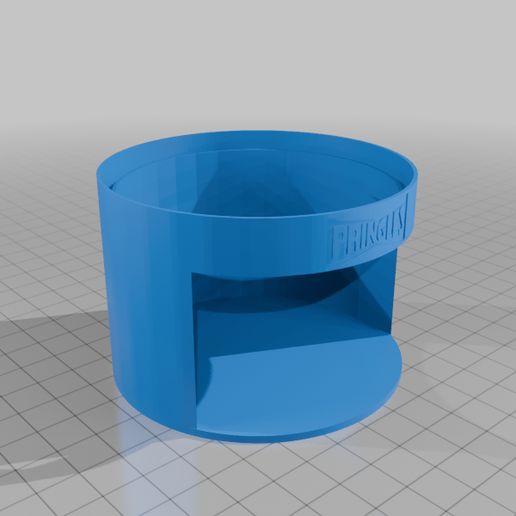 👅 Pringles Dispenser w Tongue・Free 3D File for ・Cults