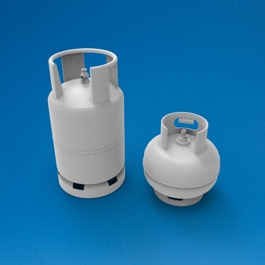 STL file gas cylinder 🧞‍♂️ ・3D printable model to download・Cults