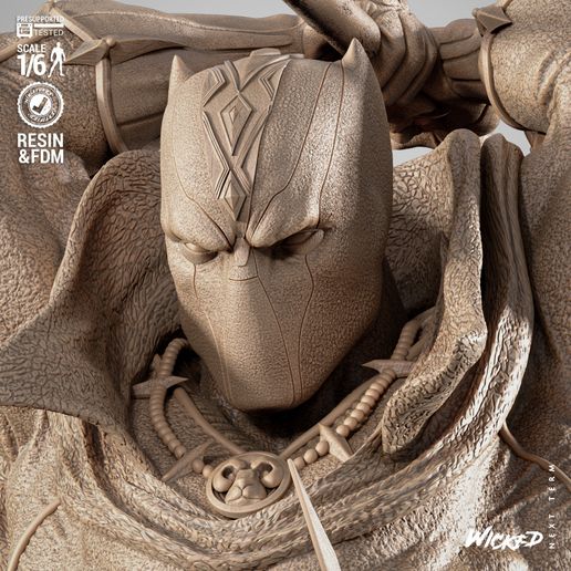 🗿 WICKED MARVEL BLACK PANTHER AND PREDATOR DIORAMA: TESTED AND READY ...