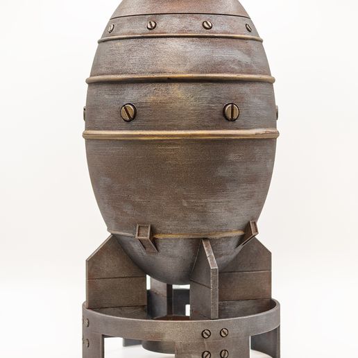 🎨 Fallout Mini Nuke - piggybank・3D Print with the Bambulab A1 3D ...