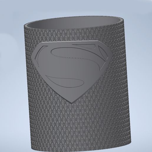 🖊️ superman/man of steel pen holder・ STL File for 3D printing・Cults