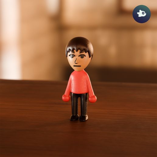 🎨 Default Mii・ STL File for 3D printing・Cults