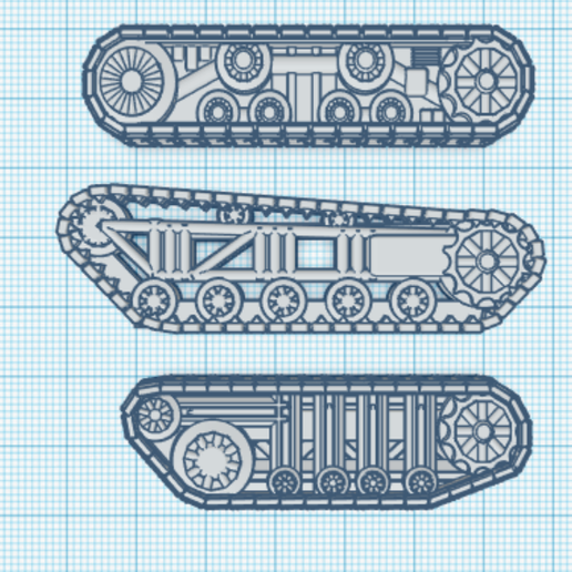 🪖 Gaslands - Tank Tread Upgrades・Free STL File for ・Cults