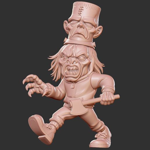 👹 Funhouse Monster Gunther・ STL File for 3D printing・Cults