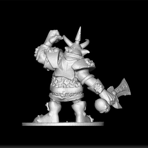 STL file Orc Warrior Miniature - Orc Warrior 3D Print - Fantasy Orc ...