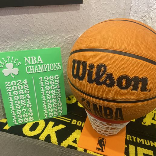 🏀 Boston Celtics NBA Champions・ STL File for 3D printing・Cults