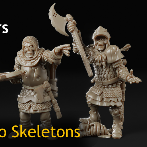 💀 Corpse Walker Complete Set of 51 Miniatures・ 3D File for ・Cults
