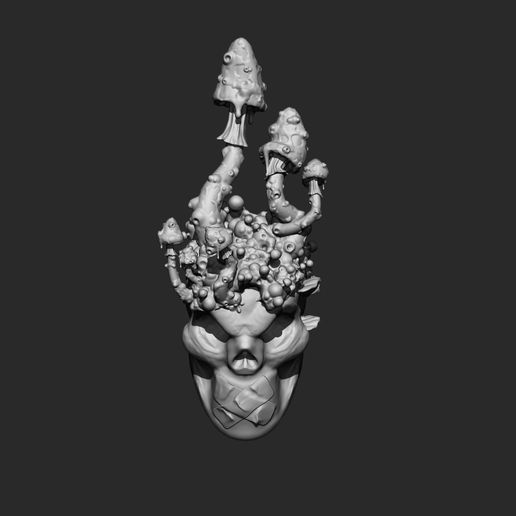 OBJ file Brain Rot Fungus 🧠 ・3D printer design to download・Cults