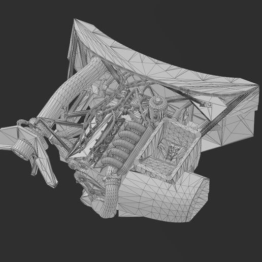 🚗 engine Audi 90 quattro IMSA 1/64・ STL File for 3D printing・Cults