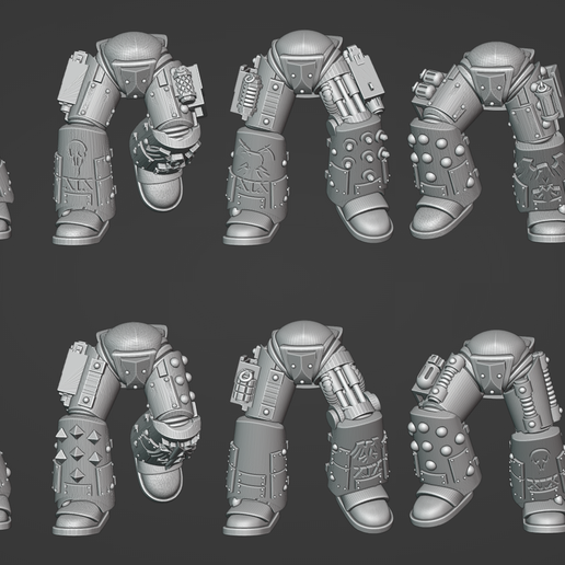 🐦 RG Assault and Destroyer Legs・Free 3D File for ・Cults