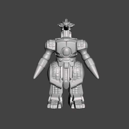 🎨 FAN ART GODZILLA MOGUERA KAIJU RETRO SOFUBI・Archivo OBJ para ...