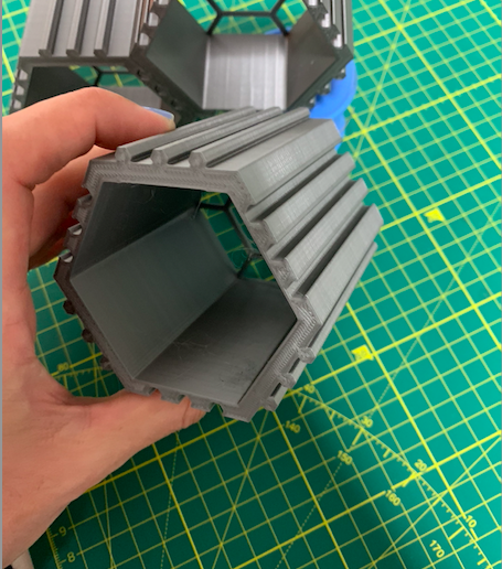 3D print Stackable Storage Box Hexa Container • made with Creality Pro ...