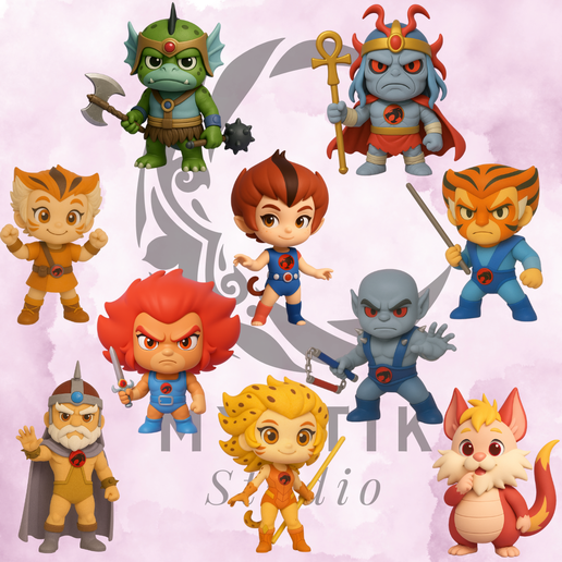 ThunderCats Chibi Collection – The 10 Classic Heroes & Villains! ⚔️🐾 ...