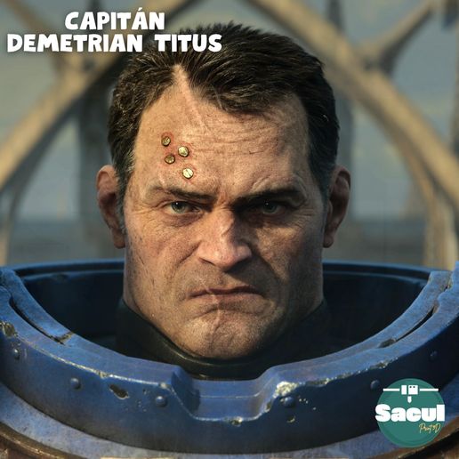 🎨 Captain Demetrian Titus - WH Fan Art STL・ STL File for 3D printing・Cults