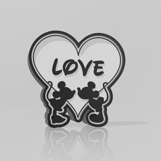 ️‍🔥 Disney Love Lamp・free 3d File For ・cults