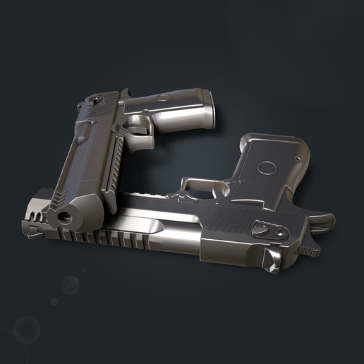 desert eagle with laser