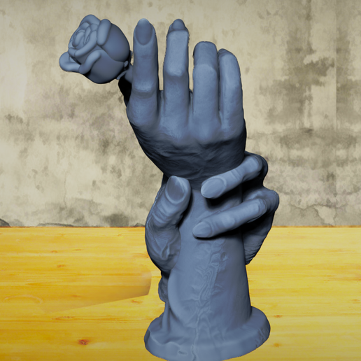 Horror Hand Statues for Home Decor VALENTINE DAY・ STL File for 3D ...