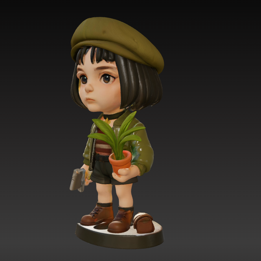 👾 Leon & Mathilda – Stylized Duo Figurine Set (STL + GLB)・ STL File for ...