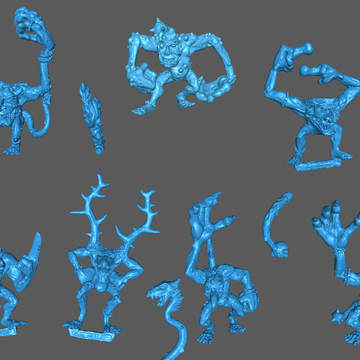 🧝 chaus daemon demon pink horror・ 3D File for 3D printing・Cults