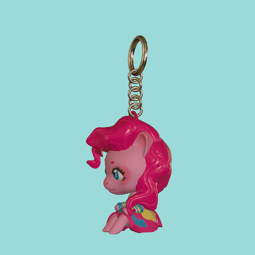 🗝️ A chibi figurine and keychain of pinky pie from MLP FIM (my little ...