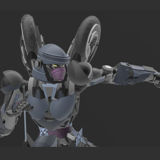 🤖 Transformer Nightbird・ 3D File for 3D printing・Cults