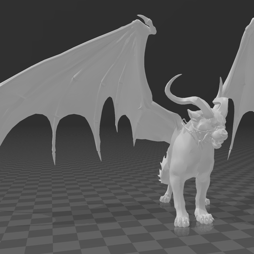 OBJ file DRAGON Moonfang 🐉 ・3D print design to download・Cults