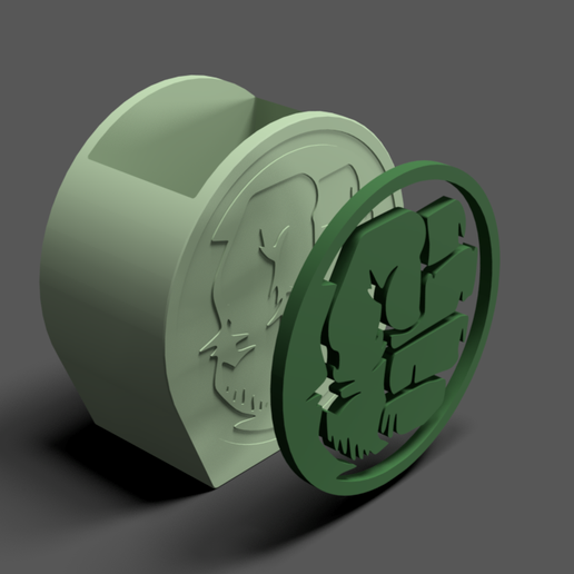 STL file Hulk Pen Holder Organizer 🖊️ (3MF)・3D print design to download ...