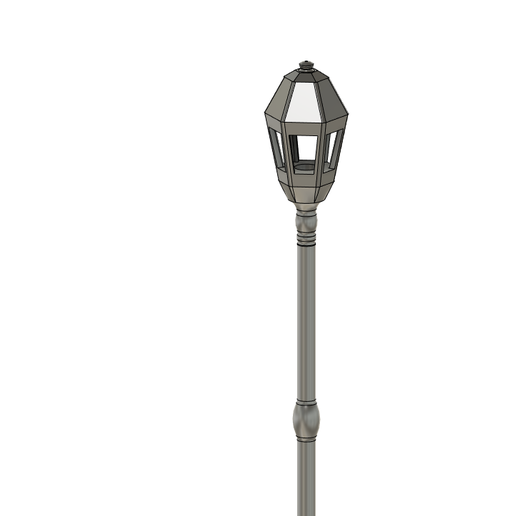 👴 Old Lampost LED・ STL File for 3D printing・Cults