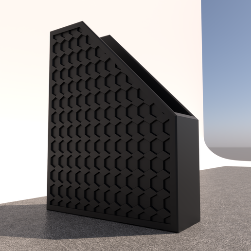 STL file File holder for desk 📁 ・3D printer design to download・Cults