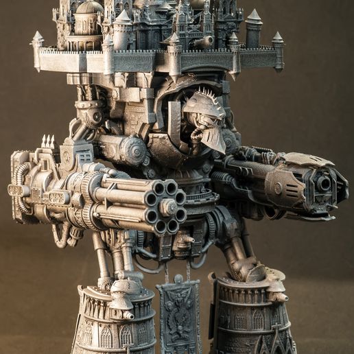 🚶 Imperial walking cathedral・Free 3D File for 3D printing・Cults