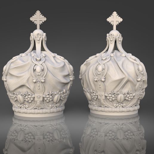 👑 Coroa, Crown to Saint・ STL File for 3D printing・Cults