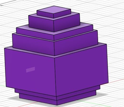 😬 Grimace MC Minecraft Movie Edition・Free STL File for 3D printing・Cults