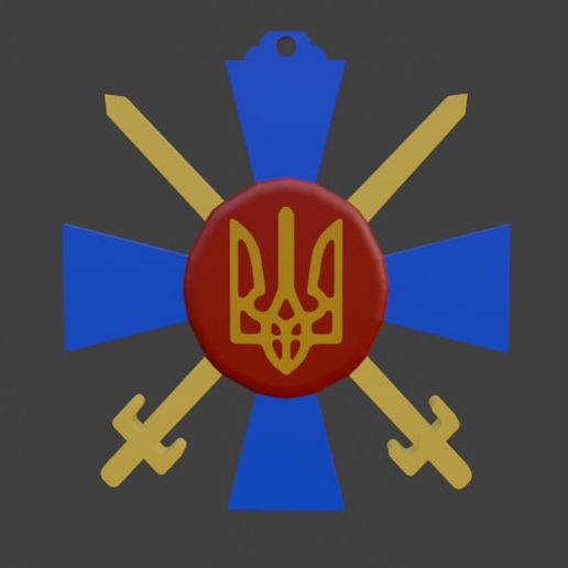 STL file Ukrainian Cossack Cross (OBJ)・3D print object to download・Cults