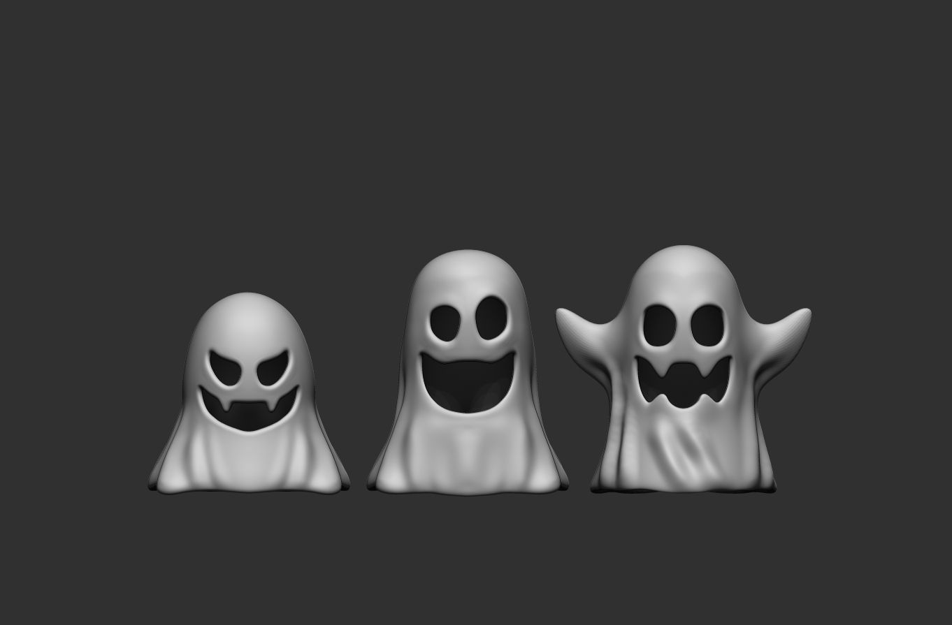 STL file Ghosts・Model to download and 3D print・Cults
