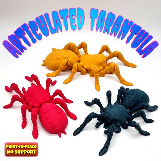 STL file Articulated Tarantula 🎨 (3MF)・3D printable model to download・Cults