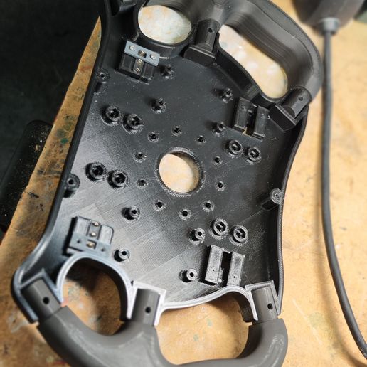🛞 Formula 1 Style DIY Steering Wheel – With Display, 4 Shift Pedals ...