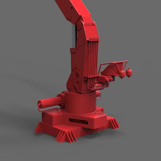 🏗️ Crane for FLB ship model deck crane 1:25 fireboat・ STL File for ・Cults