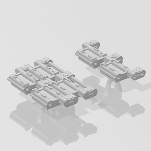 🪖 track t80 soviet tank 35 scale (Supported)・ STL File for 3D printing ...