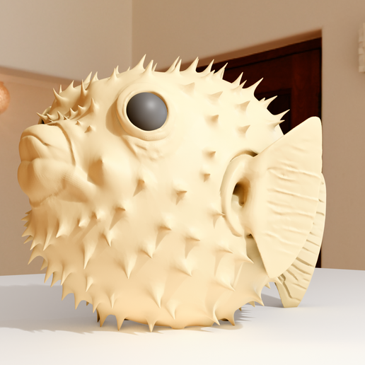🐠 puffer fish stl・ STL File for 3D printing・Cults