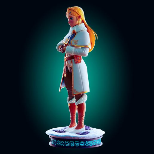 👸 Princess Zelda Winter Outfit 3d Print Model Presupported・ 3D File for ...