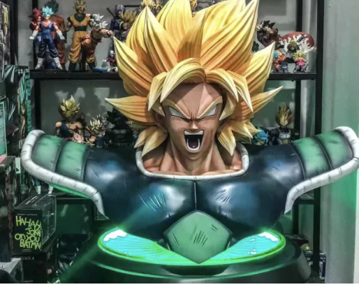 👤 broly dragonball super bust・ OBJ File for 3D printing・Cults