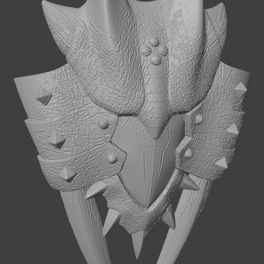 👹 White Night - Barioth - Monster Hunter World・ STL File for 3D ...