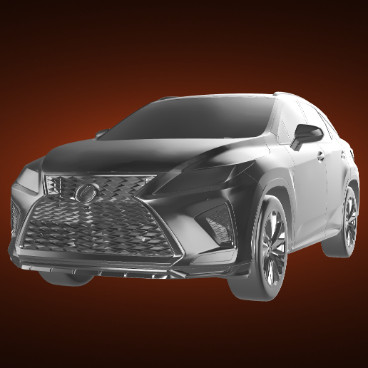 STL file Lexus RX300 F-Sport 2021. 🏠 ・3D print design to download・Cults