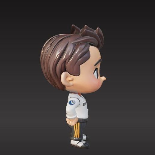 STL file Cristiano Ronaldo CR7 Chibi Anime 3D STL file for printing 📁 ...