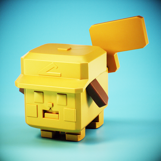 🐉 Pokemon Pikachu Cubic of 20cm - Pokémon Pikachu Cubic of 20cm・ STL File for 3D printing・Cults