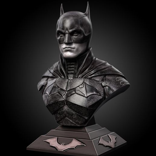 🦸 Batman Bust-Robert Pattinson・ STL File for 3D printing・Cults